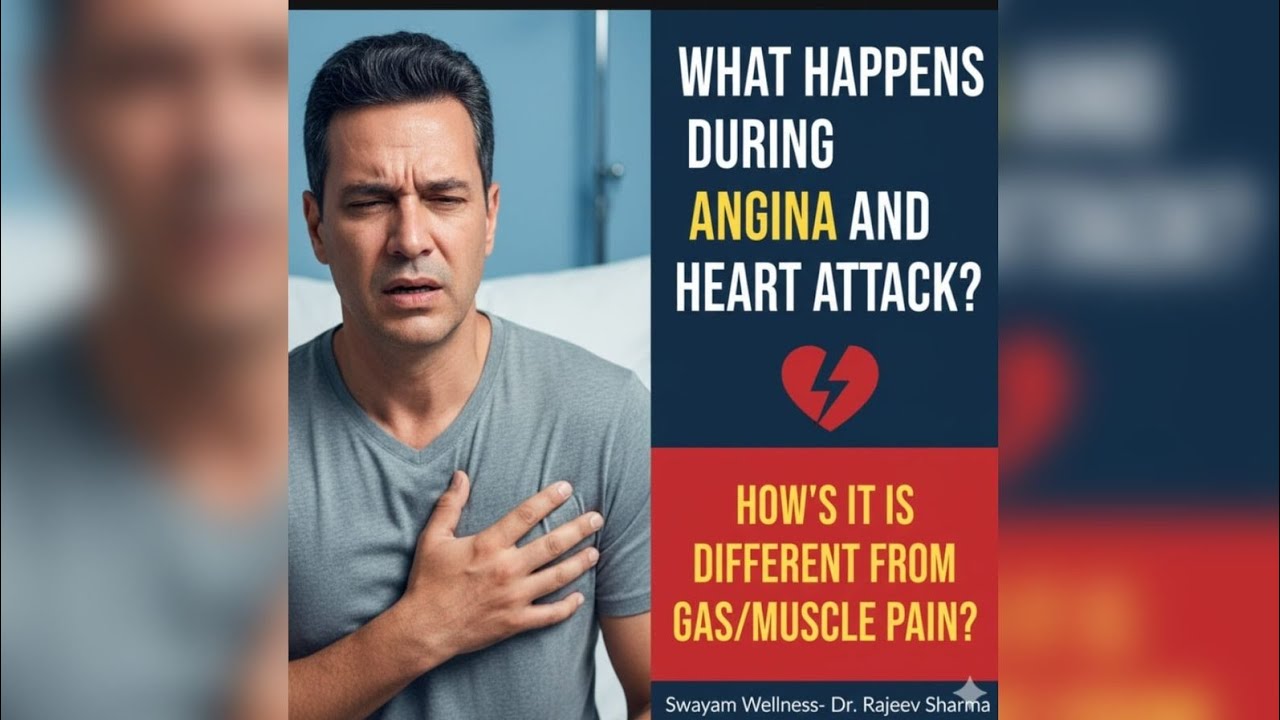 WHAT HAPPENS IN ANGINA AND HEART ATTACK? HOW IT IS DIFFERENT FROM GAS ...