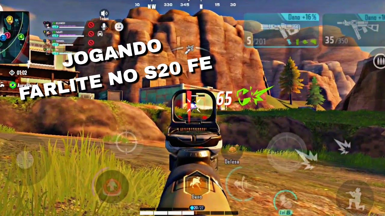 JOGANDO FARLITE 84 NO S20 FE - YouTube
