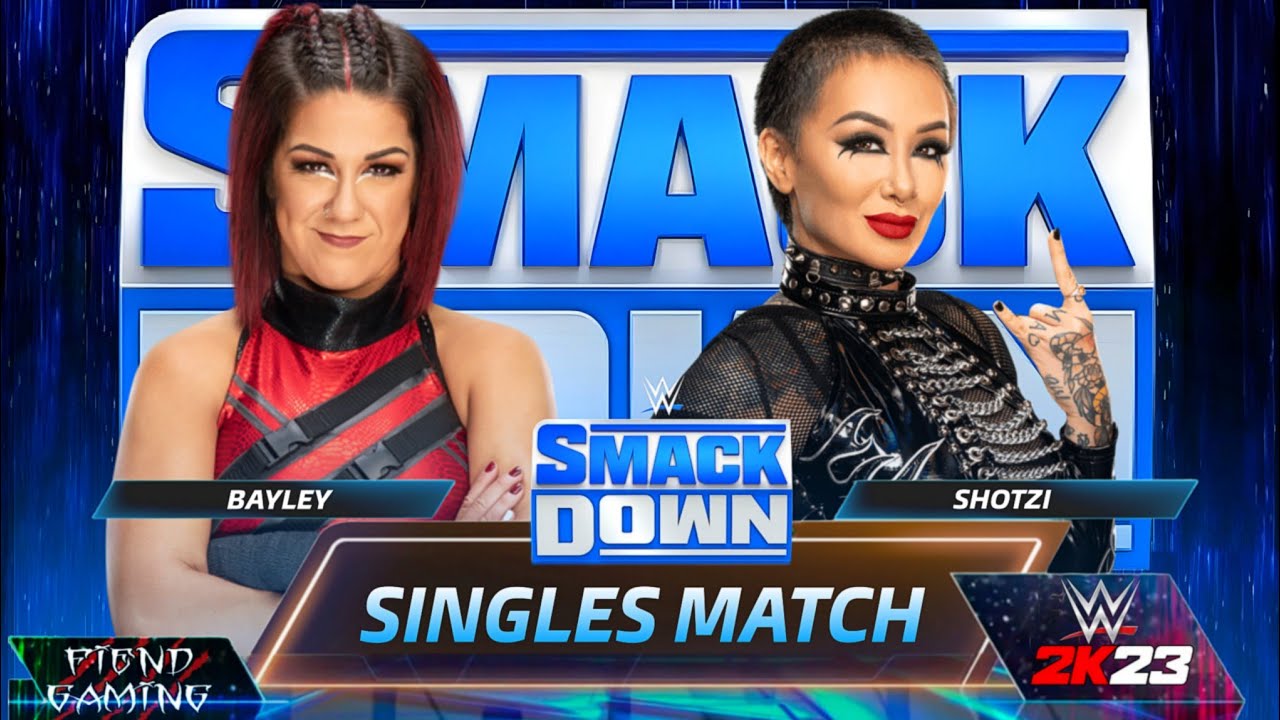 WWE 2K23 - Bayley Vs Shotzi | WWE SmackDown - YouTube