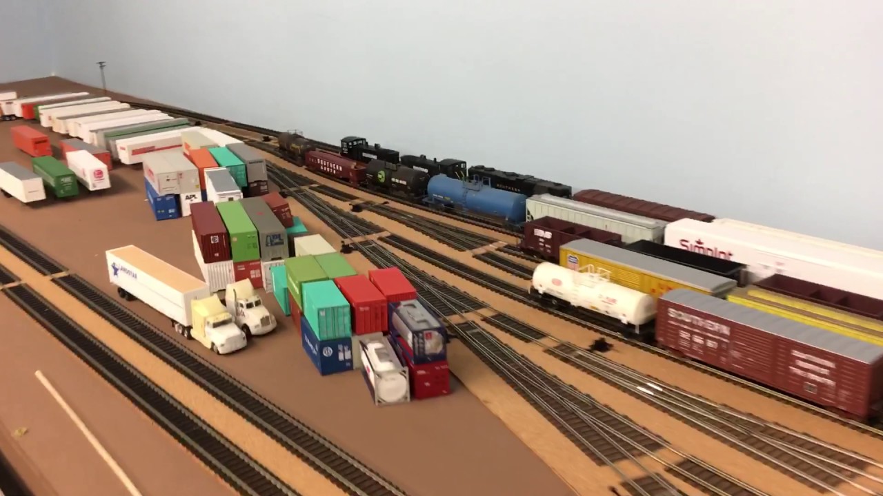 Norfolk Southern Hampton Division Layout Overview HO scale - YouTube