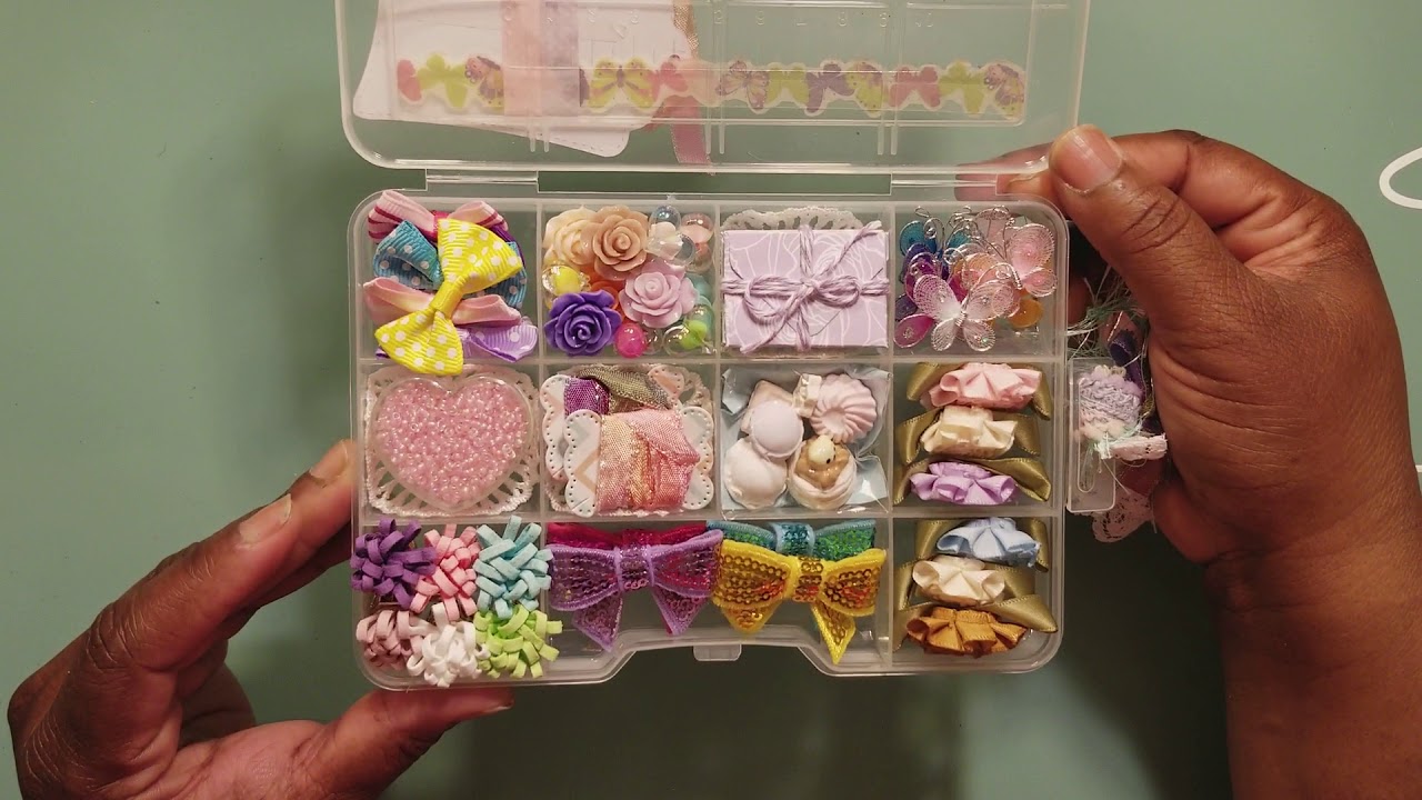 Embellishment Box Swap Reveal ~ Small Box Group #1 - YouTube