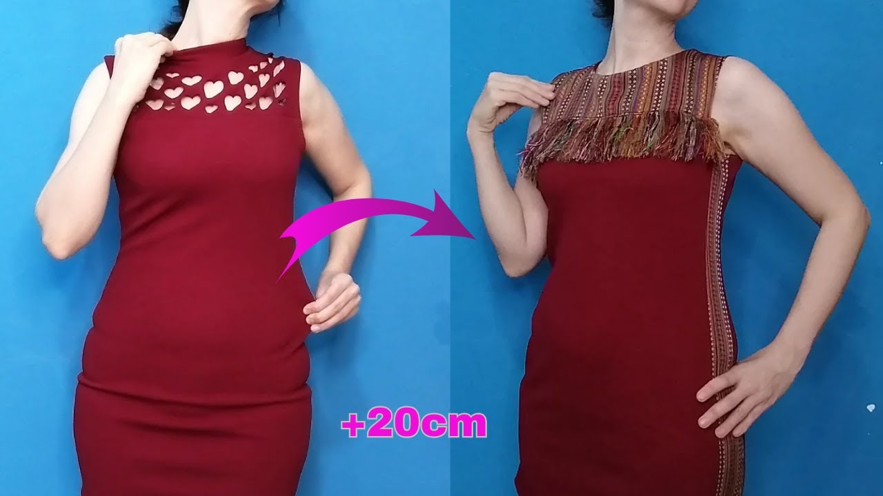 Sewing Trick - How to Expand any dress or blouse to Fit Perfectly ...