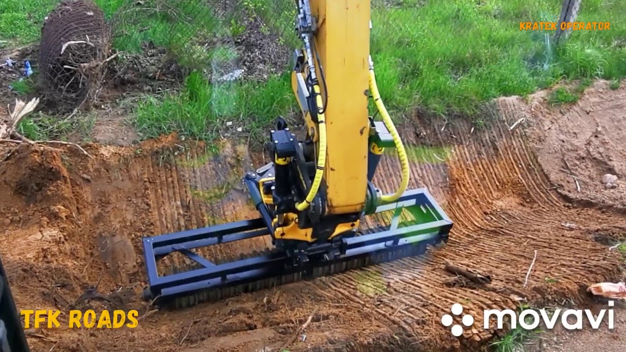 CAT M317F Engcon wał cambridge - YouTube
