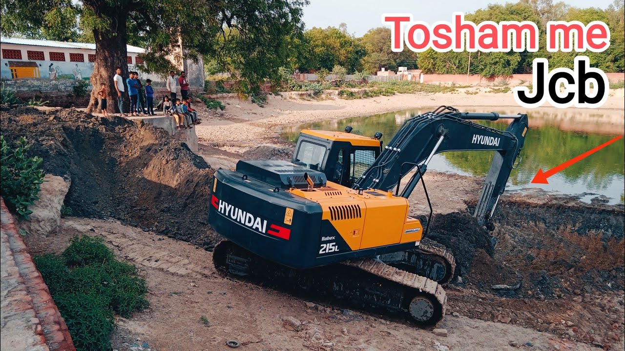 Tosham Mein JCB Jod khod rahi hai, jbc, jcb, #viral #vlog #video # ...
