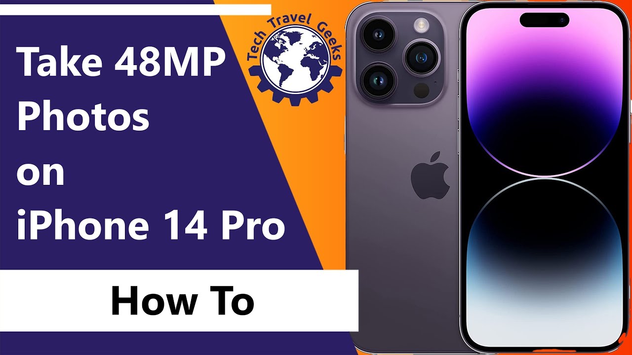 How To Take 48MP ProRAW Photos On iPhone 14 Pro & 14 Pro Max - YouTube