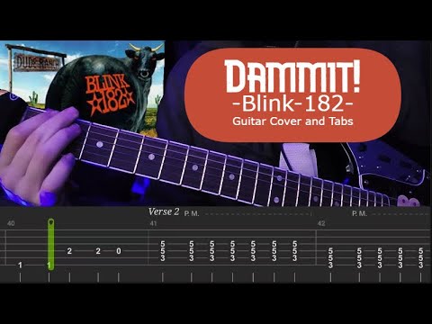 Dammit - Blink-182 (Guitar Cover & Tabs) - YouTube