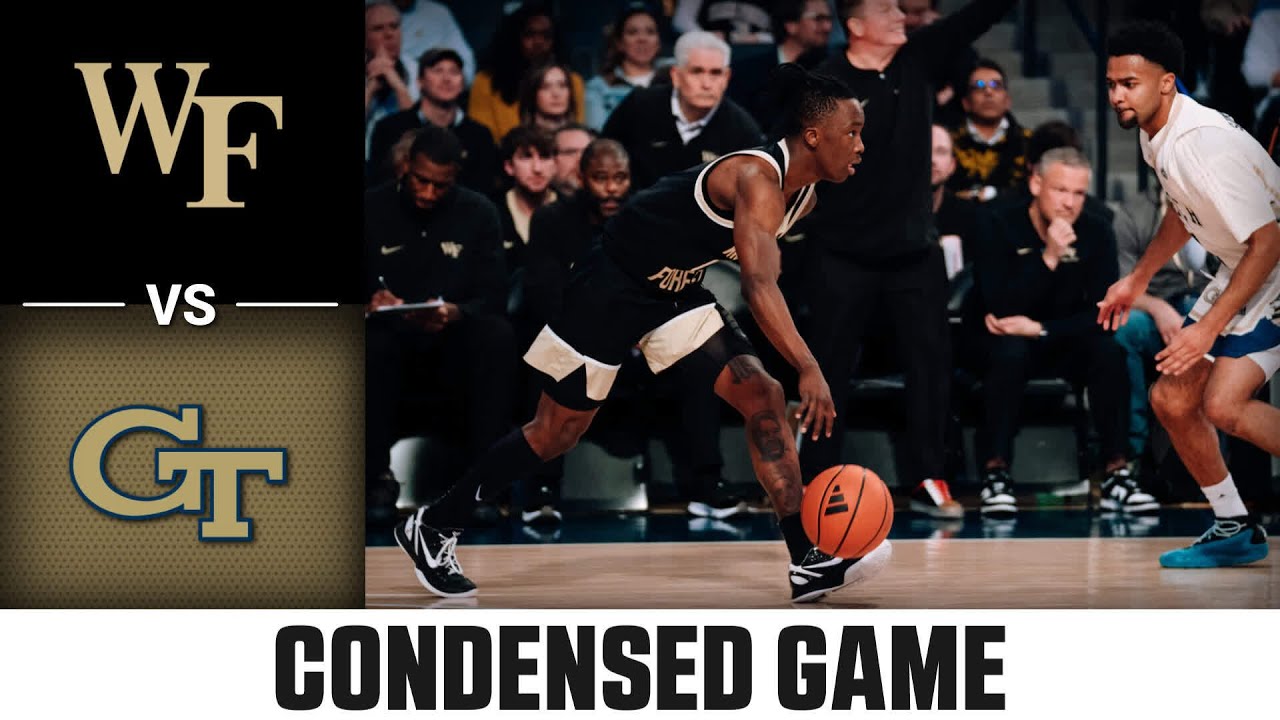 Wake Forest vs. Georgia Tech Condensed Game | 2023-24 ACC Men's ...