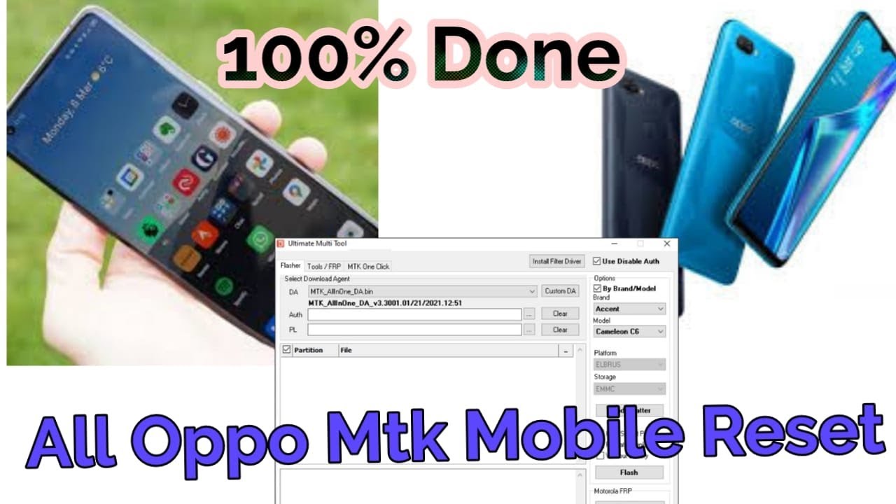 All OPPO MTK New Phone Pattren Reset With UMT MTK 4.3 | OPPO Phones ...