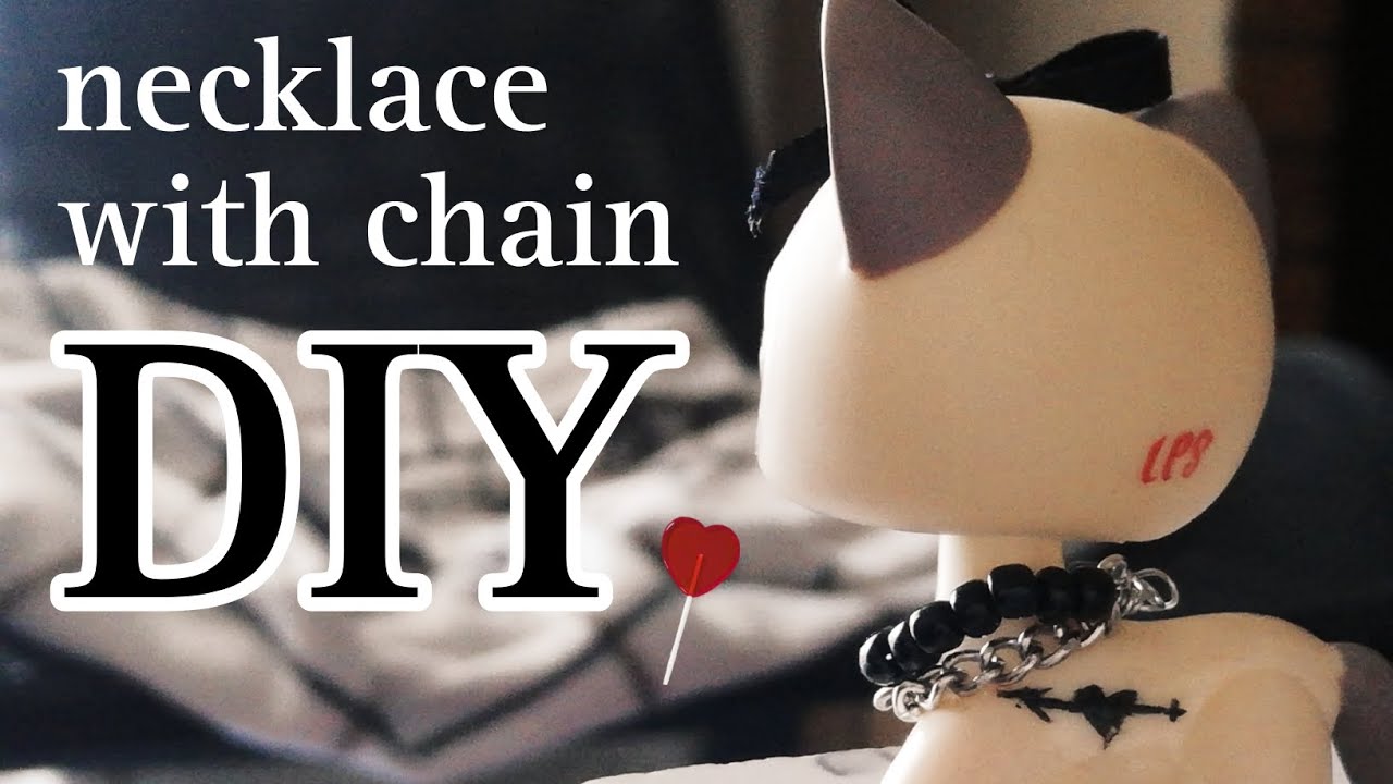 DIY LPS Necklace with Chain ♡ - YouTube