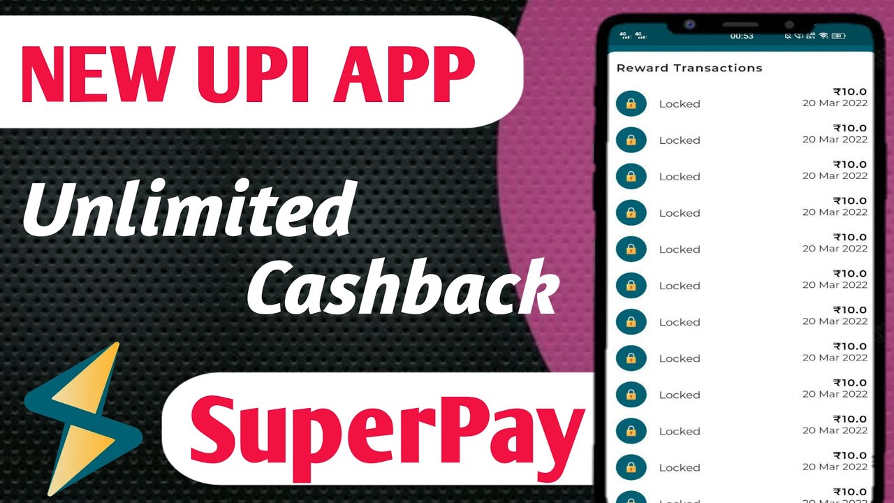 SuperPay UPI App !! How to Earn Unlimited Cashback !! Superpay App se ...