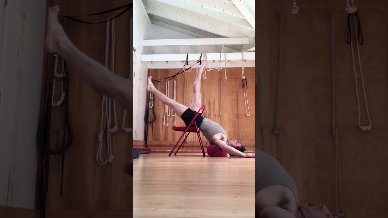 Shoulder Stand Variation: Viparitti Karani - YouTube