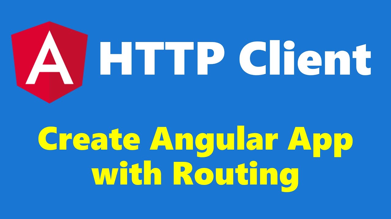 Create Angular Workspace With Routing Client Angular Series Youtube