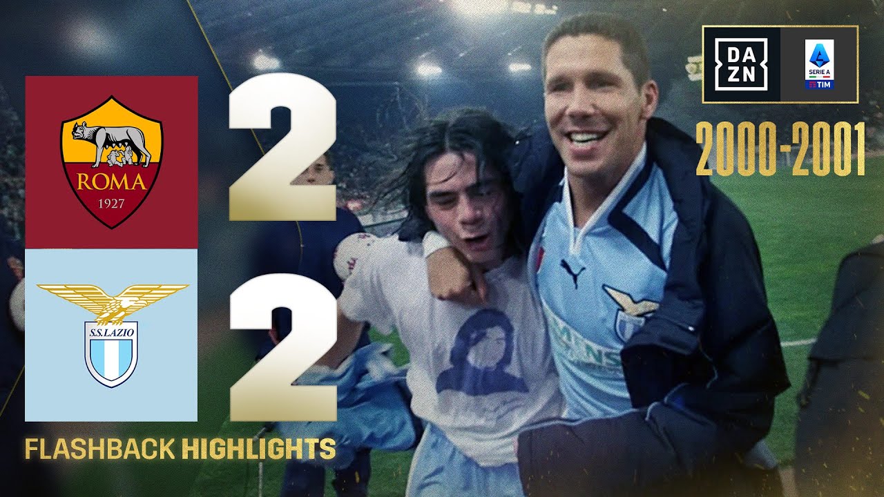 Quello STORICO gol di CASTROMAN al 95': Roma-Lazio 2-2 | Serie A 2000/ ...