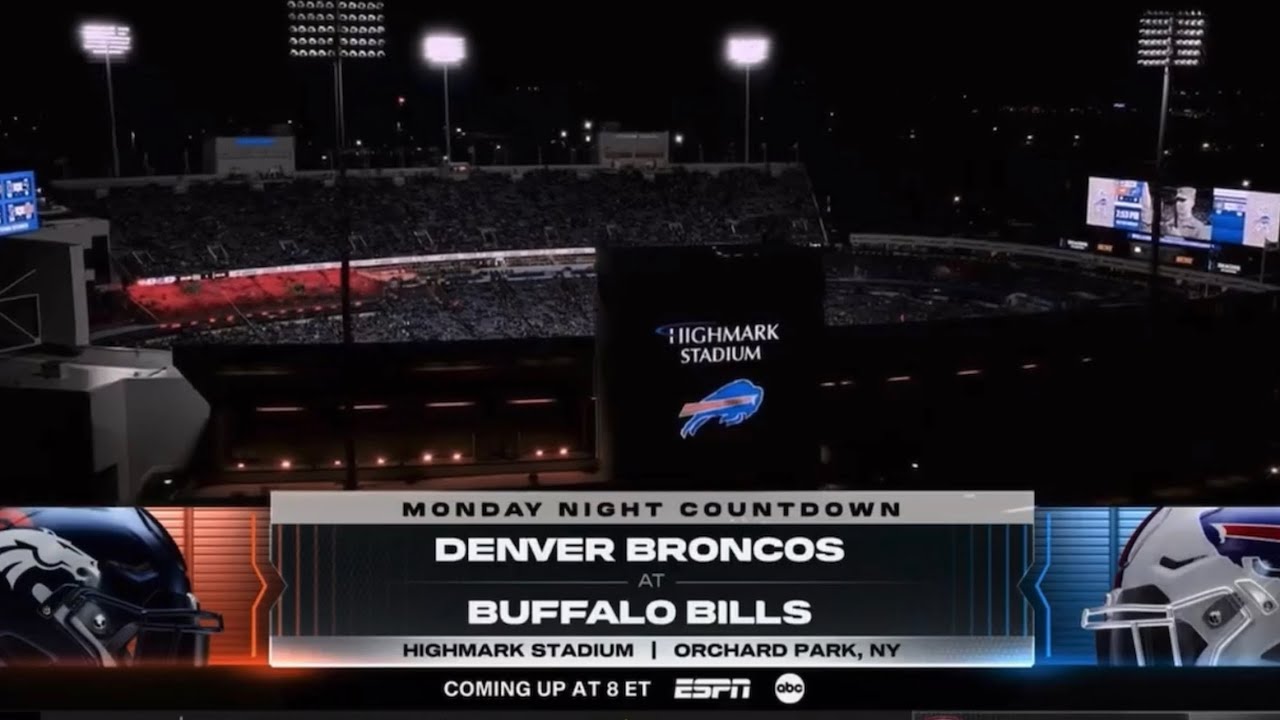 2023 ESPN Monday Night Football Week 10 Intro/Theme (Broncos vs Bills ...