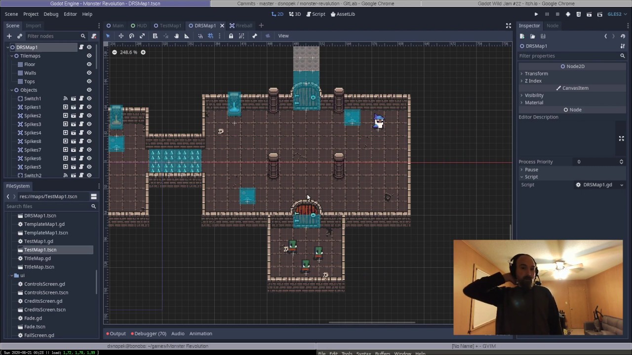Godot Wild Jam #22: Monster Revolution Devlog #7 - YouTube