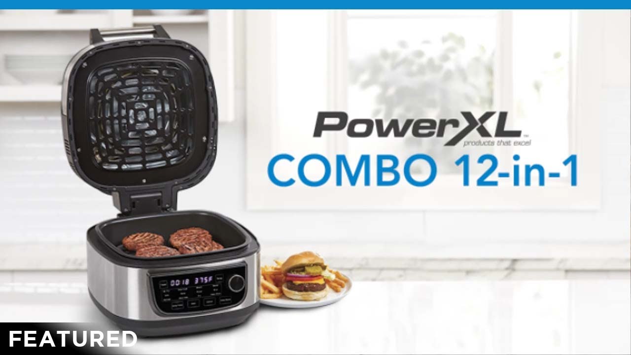 Introducing the PowerXL Combo 12-in-1 – Multifunctional Indoor Grill ...