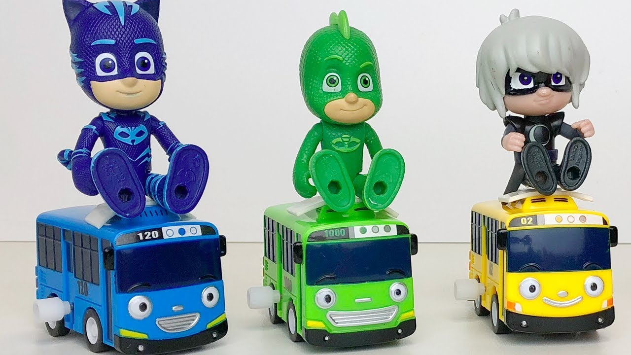 Pj Masks Wrong Heads Toys, Pj Masks Disney Cars & Tayo Bus - Learn ...