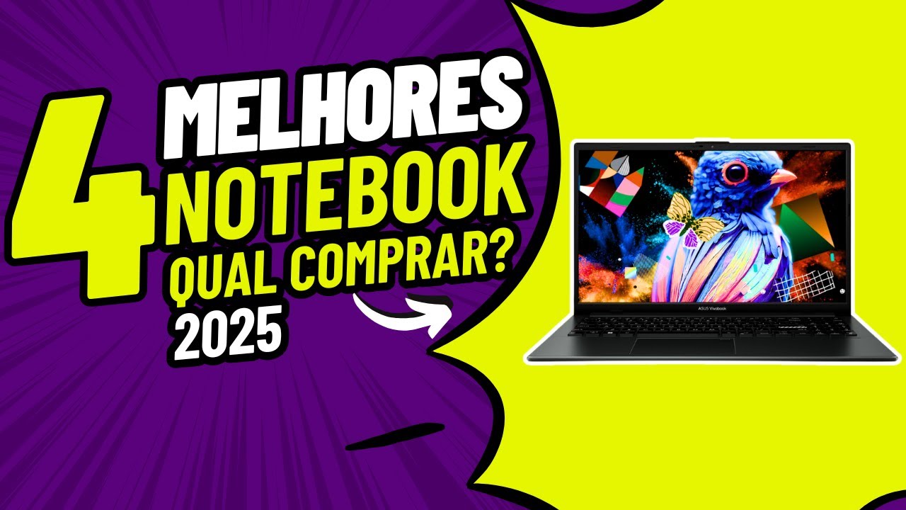 TOP 4 MELHORES Notebook CUSTO BENEFÍCIO em 2025! Qual Notebook Comprar ...