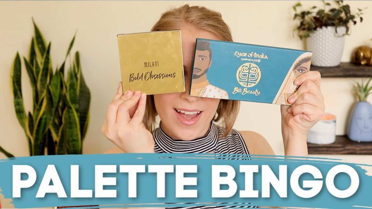 PALETTE BINGO | Milani Bold Obsessions + Bili Beauty Eyes of India ...