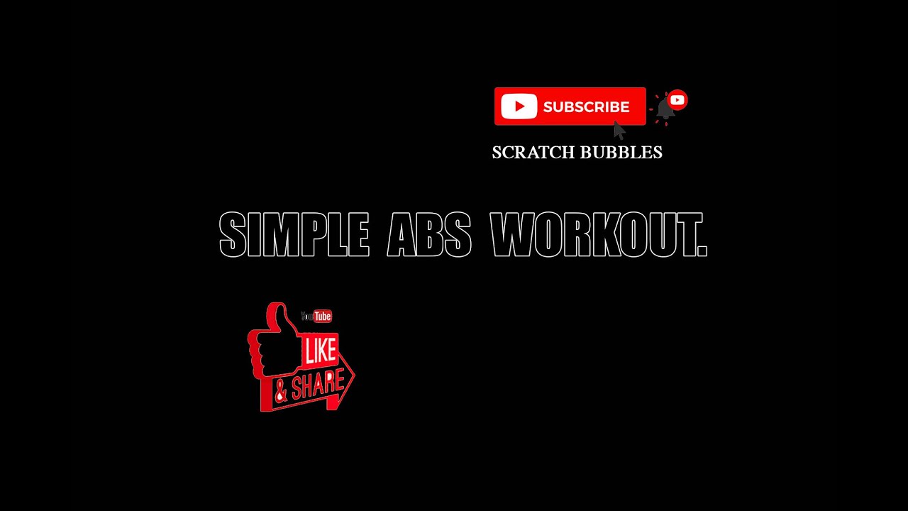 simple abs workout - YouTube