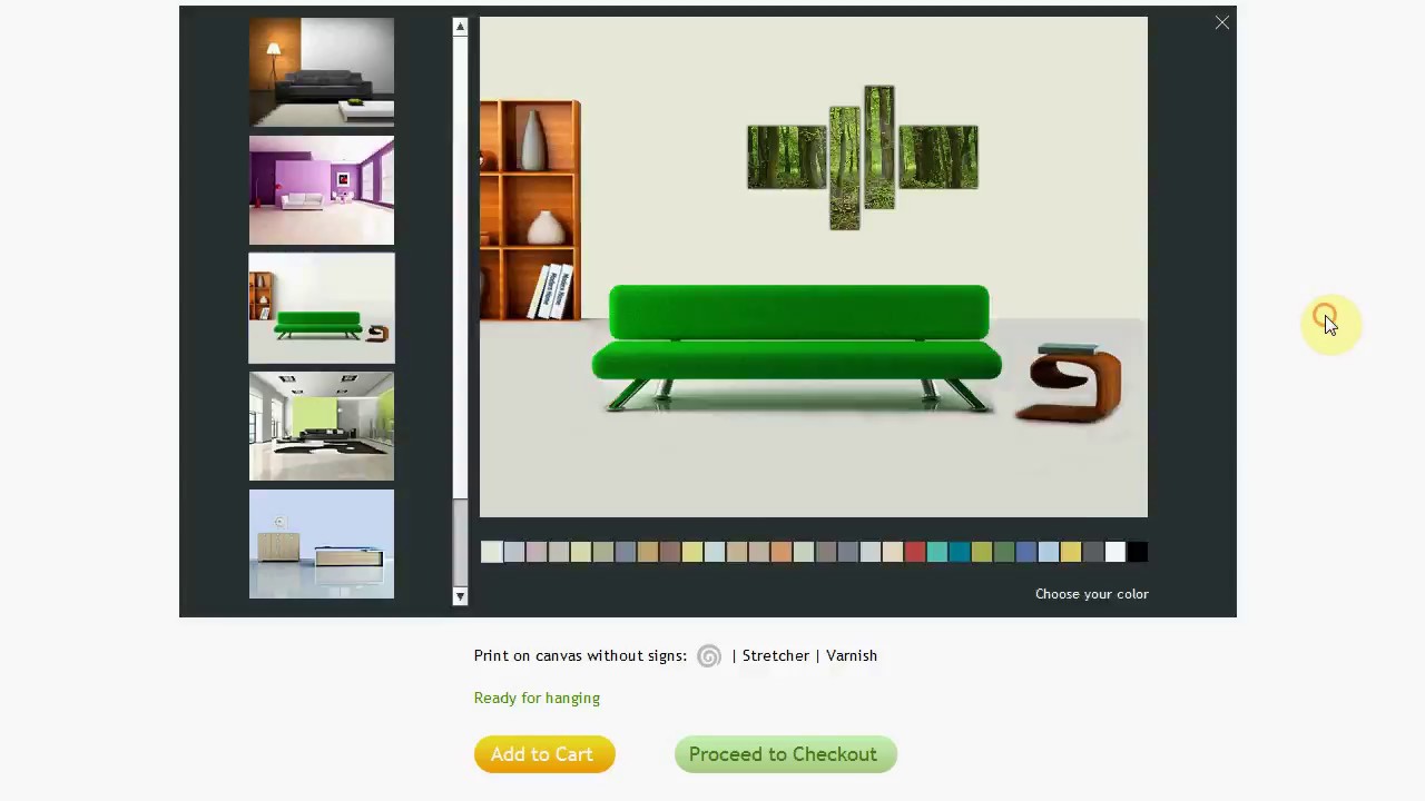 How to create multi panel canvas print online - YouTube