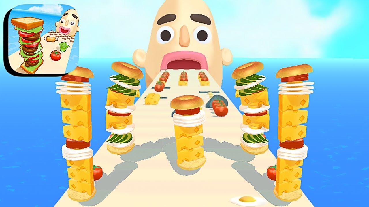 Sandwich Runner - All Levels Gameplay Android,ios (Levels 581-585 ...