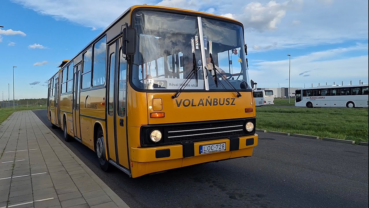 Ikarus 280(LOC-728)érkezik az Audi gyárhoz - YouTube