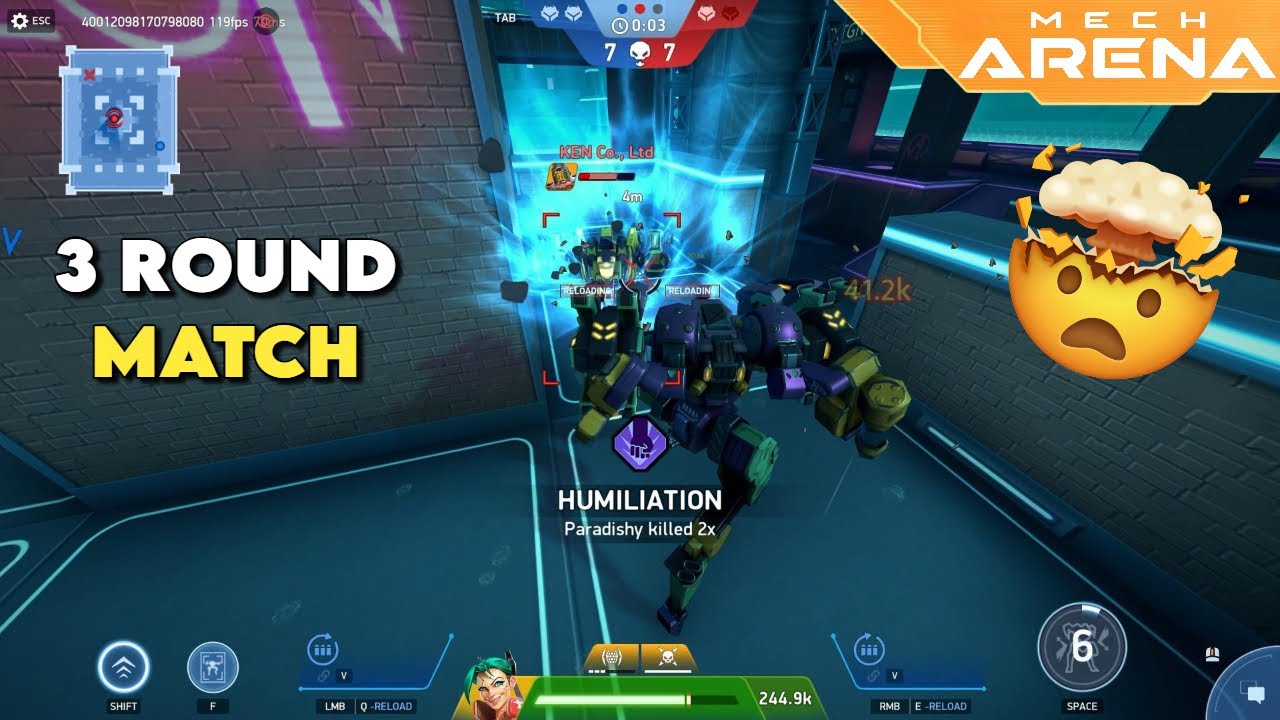 3 round intense match | Mech Arena - YouTube