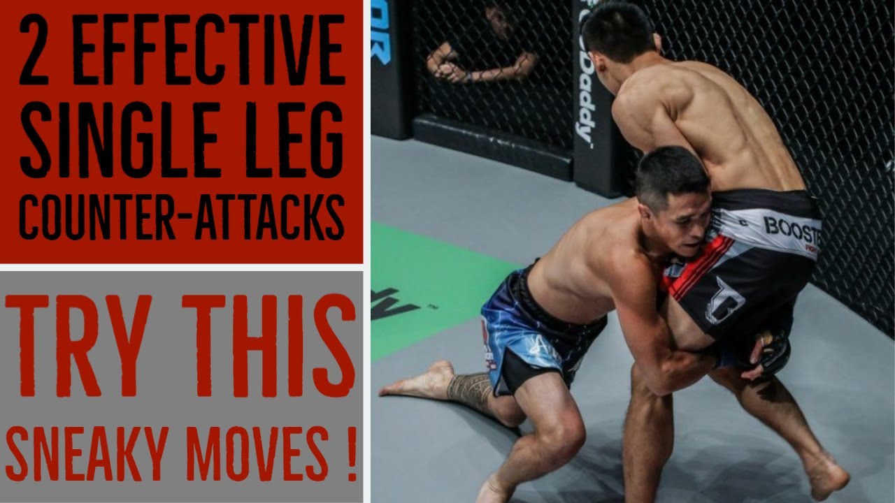 2 sneaky single-leg counters that you MUST TRY !!! - YouTube