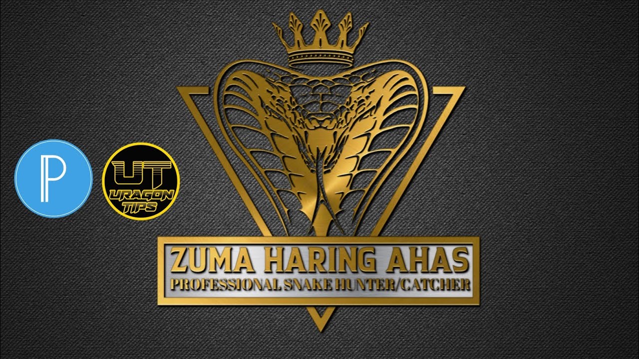 ZUMA Haring Ahas Logo Design Tutorial in PixelLab || Uragon Tips - YouTube