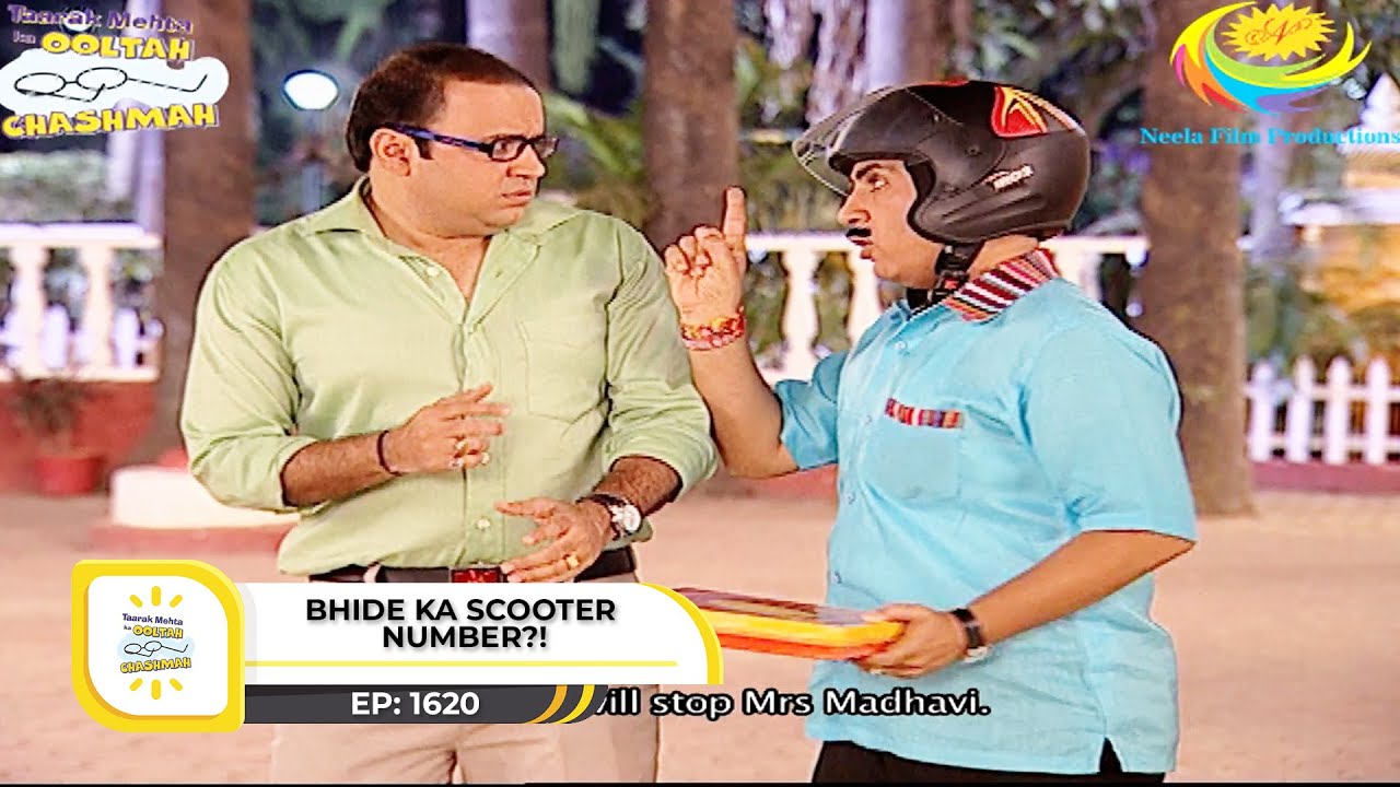 Ep 1620 - Bhide Ka Scooter Number?! | Taarak Mehta Ka Ooltah Chashmah ...