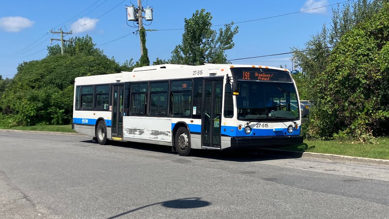 STM Bus # 27-515 {Retired} Final Ride On The 191-O Broadway / Provost ...