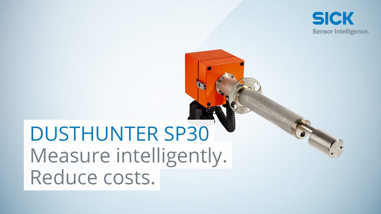 DUSTHUNTER SP30: Measure intelligently. Reduce costs. | SICK AG - YouTube