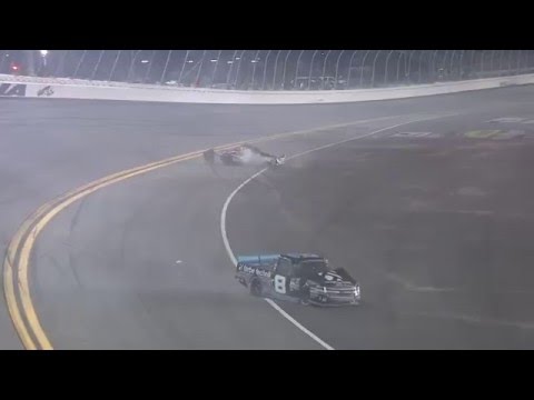 Nascar Truck Series 2016 Daytona Finish Bell Flips - YouTube