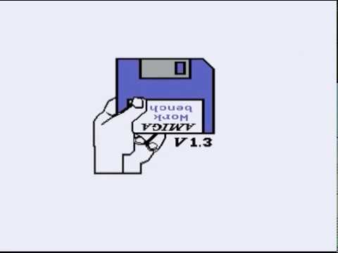 AMIGA Workbench V 1.3 (Disk Loading with sounds) - YouTube