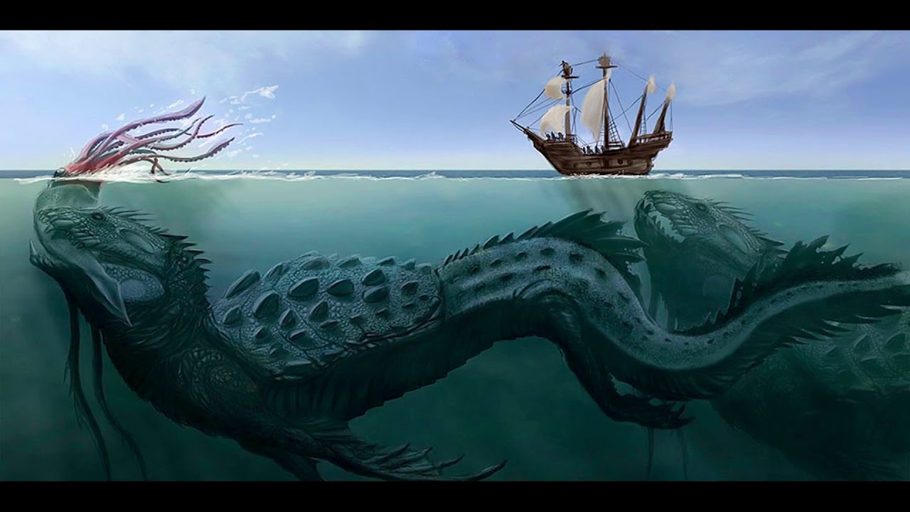Monstruos marinos mitologicos - YouTube