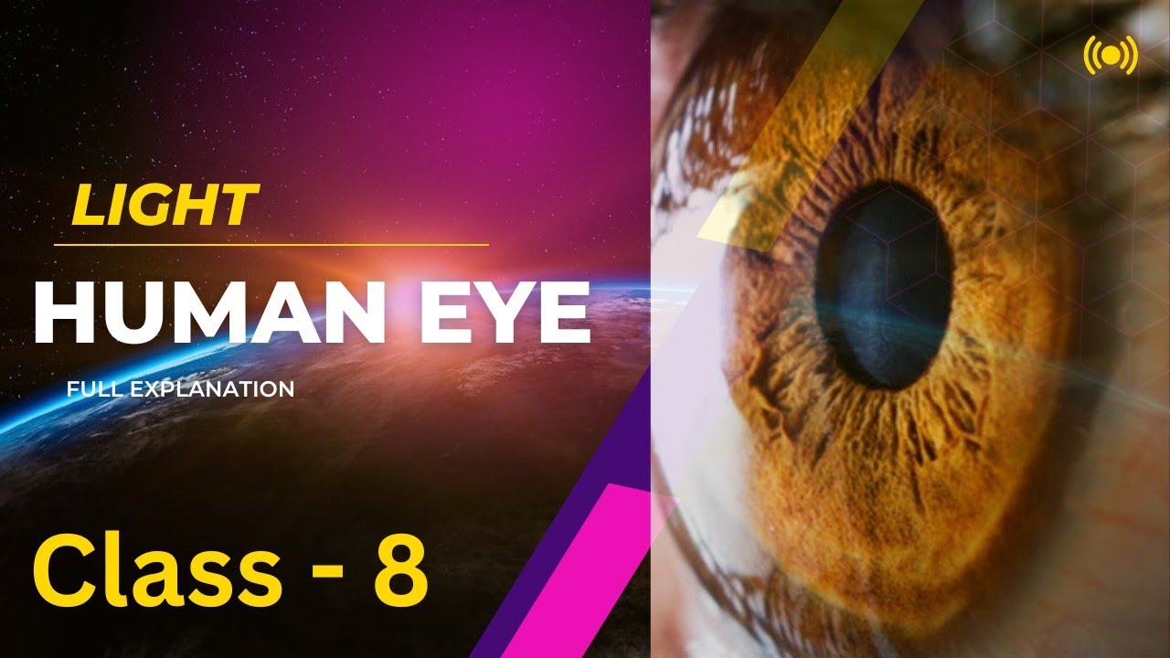 LIGHT PART- 3 | human eye |CLASS-8 | full explanation in hindi # ...