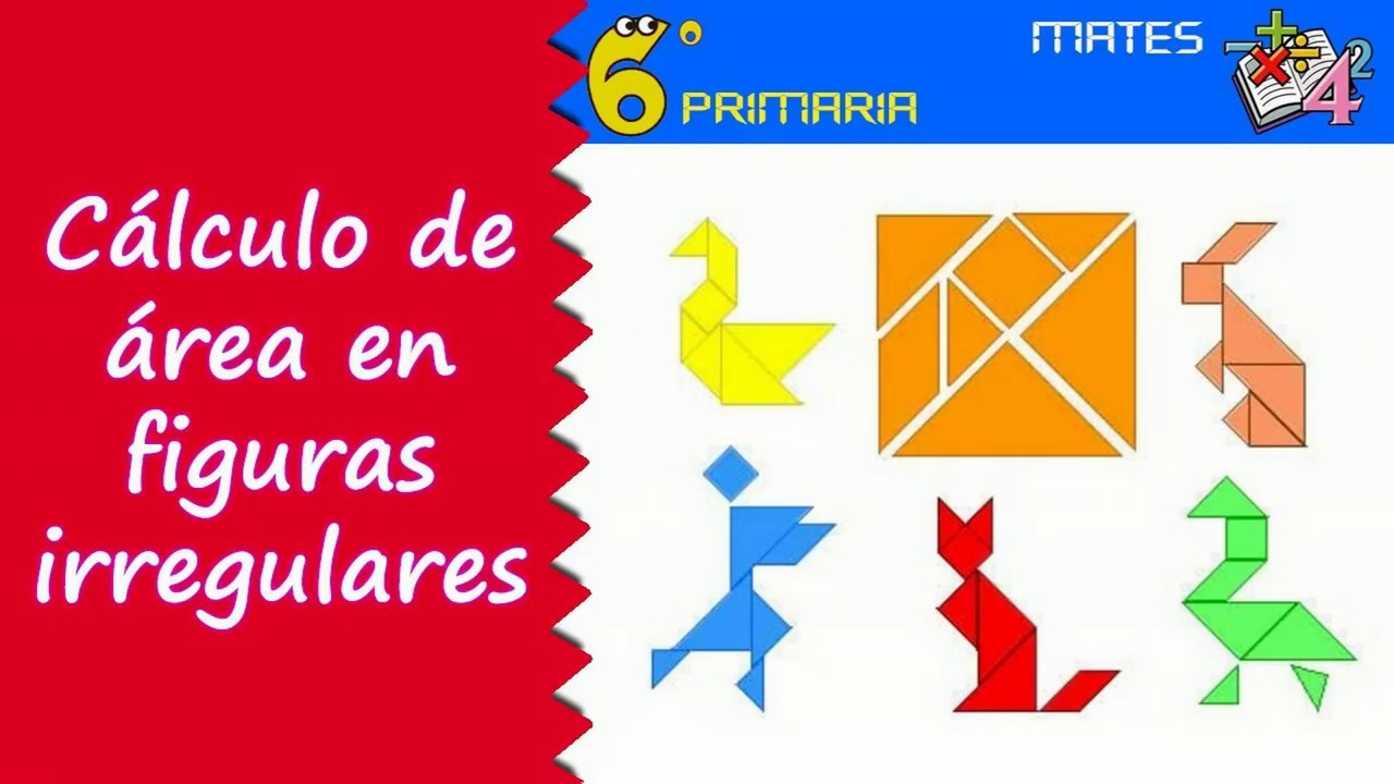 Calcular área en figuras irregulares - YouTube