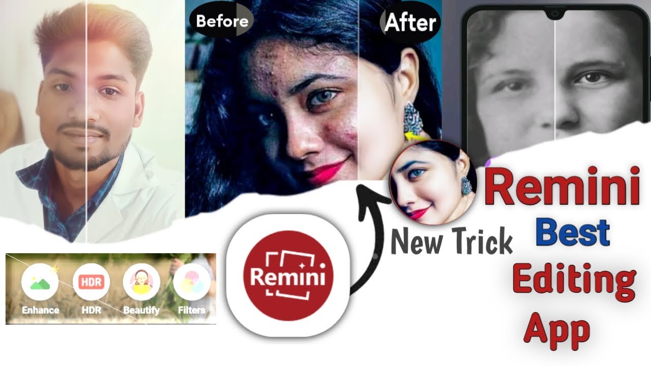 Remini app kaise use kare || How to use Remini app ||Remini app ...