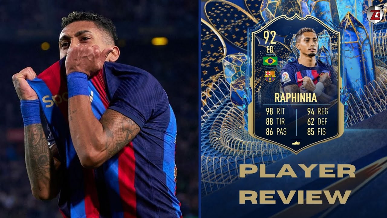 UNA CARTA QUE PROMETIA MUCHO MÁS | REVIEW DE RAPHINHA TOTS DE 92 SBC 🔥 ...