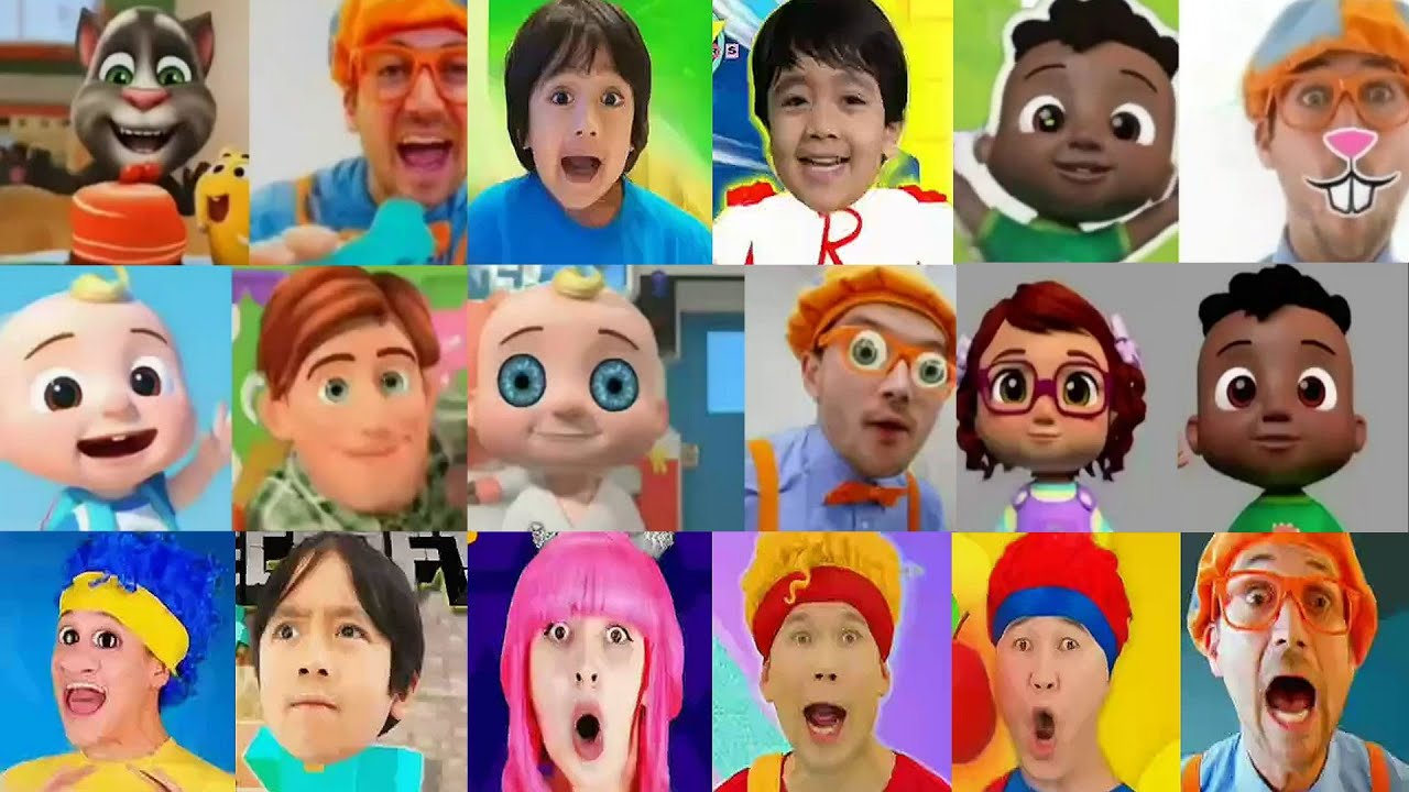 Blippi & Ryan’s World & Cocomelon & D Billions - KulikiTaka ti №9 - YouTube