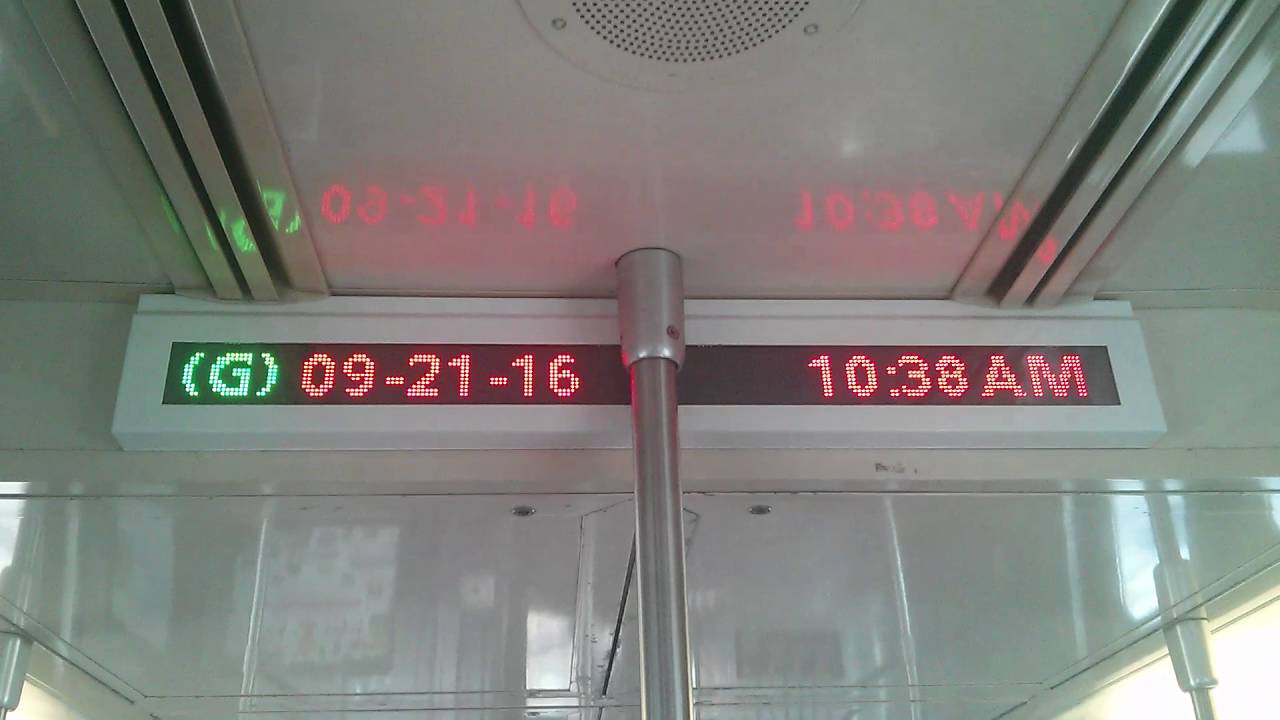 "The R168" (G) Train Interior LED Display (Outside) - YouTube