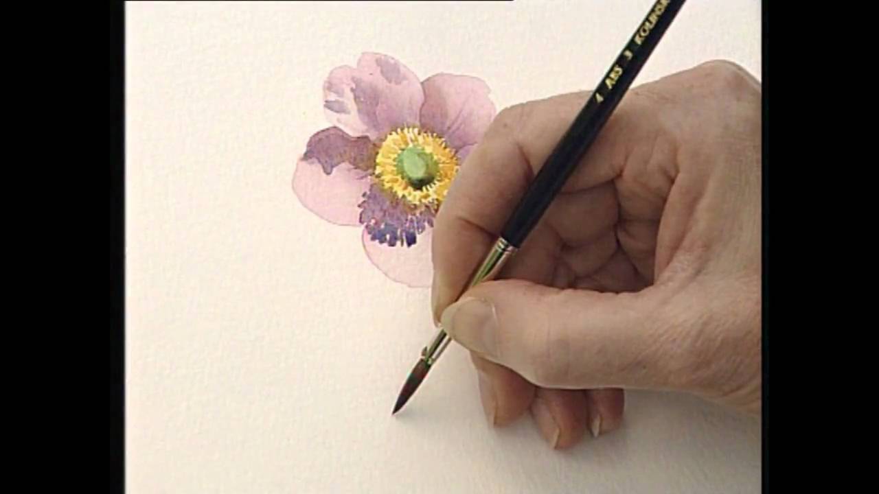 Exploring Flowers in Watercolour with Siriol Sherlock - YouTube