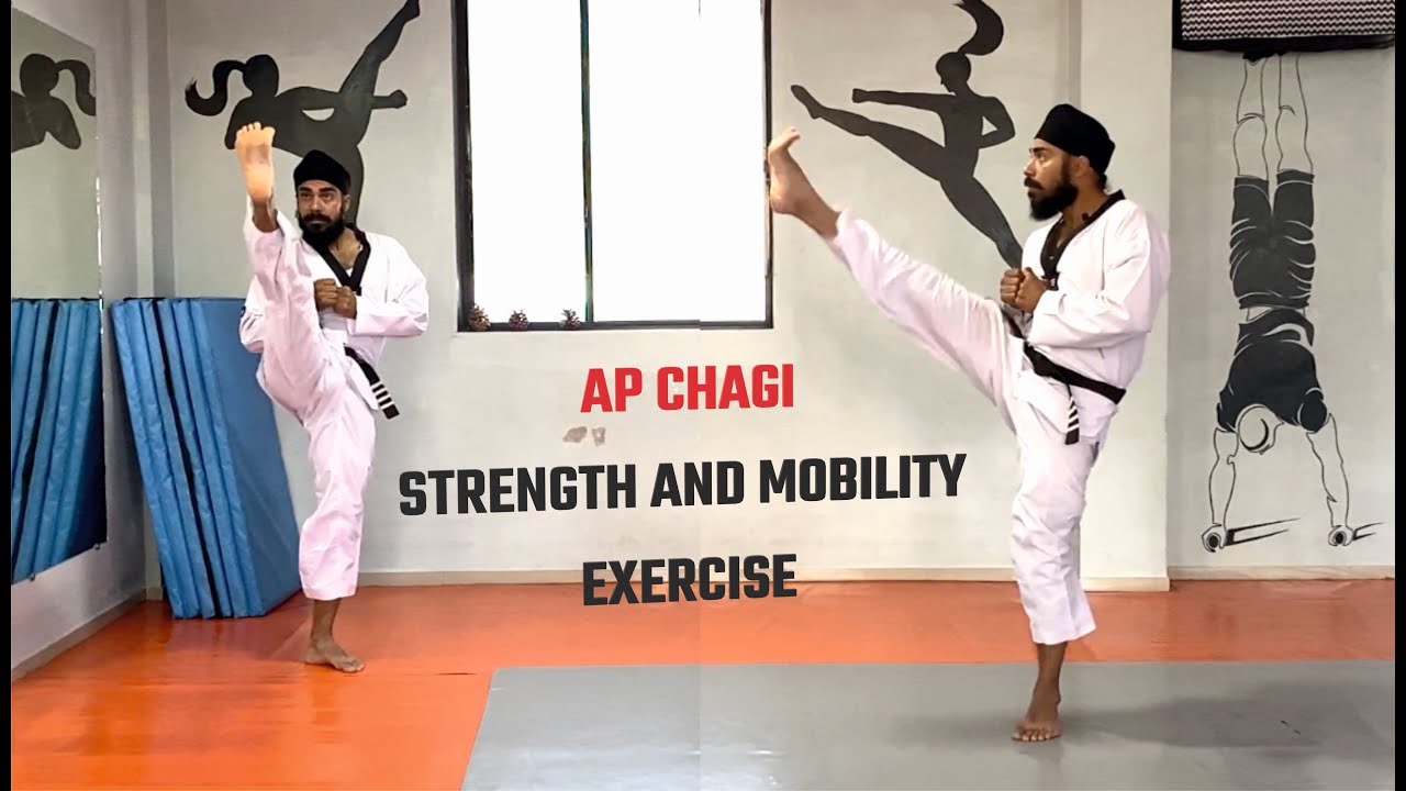 Taekwondo Front Kick (Ap Chagi) Strength and Flexibility - YouTube