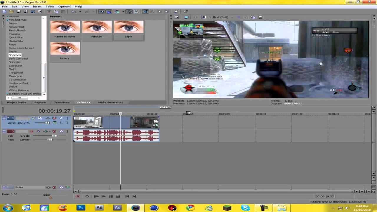Sony Vegas : Color Emphasis | Tutorial - YouTube