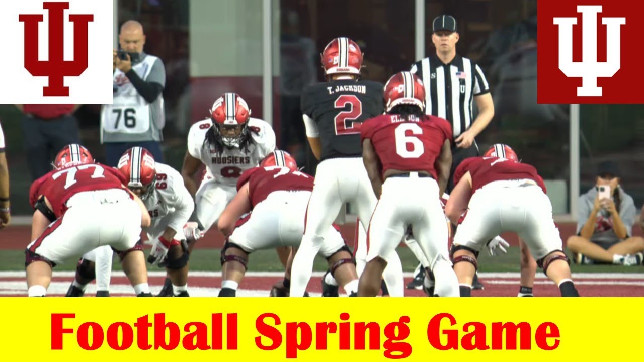 Team Offense vs Team Defense, 2024 Indiana Football Spring Game - YouTube