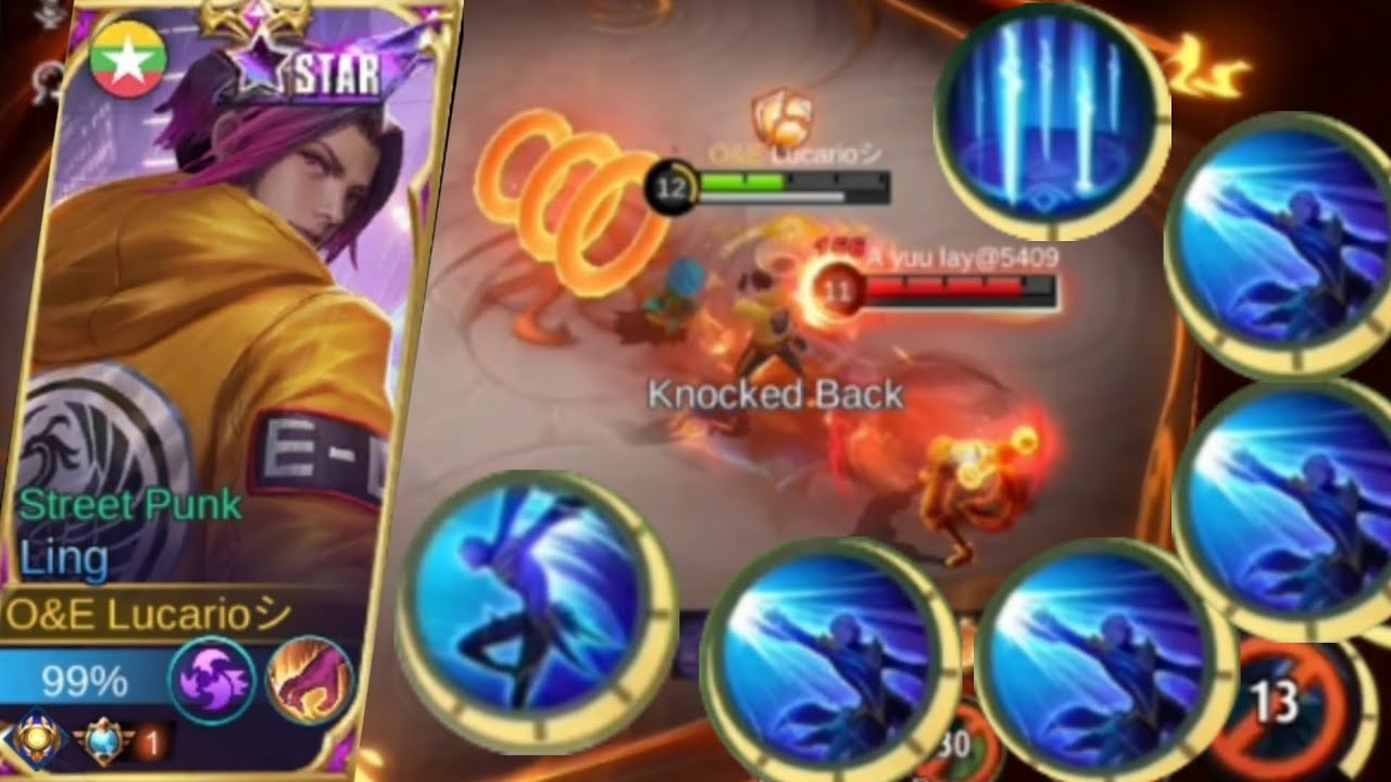LING DO OR DIE?FAST HAND AND INSANE DAMAGE BUILD MYTHICAL HONOR RANK ...