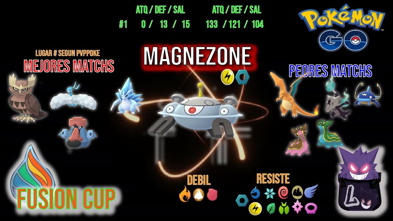 MAGNEZONE PARA LA FUSION CUP!!! - POKEMON GO PVP - YouTube