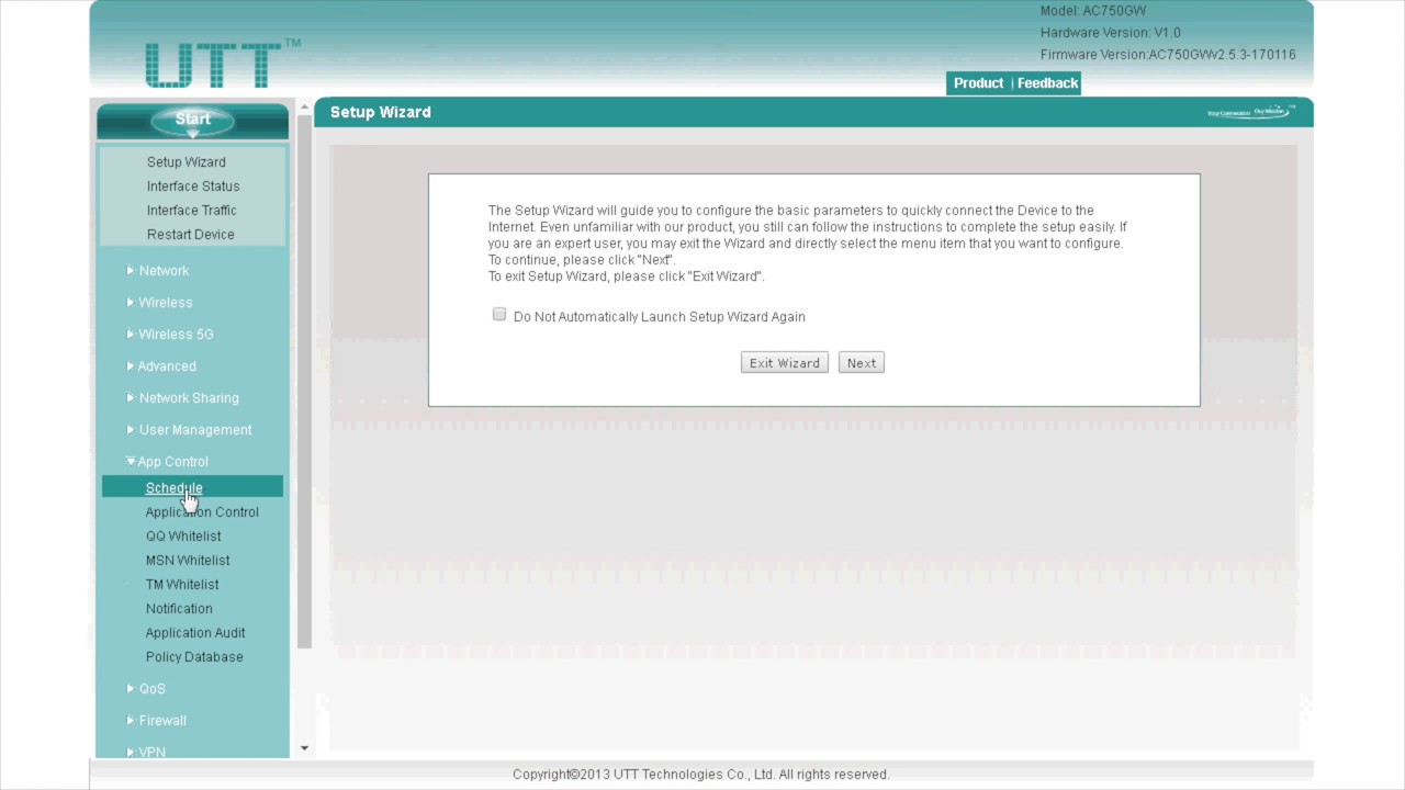 UTT Business Router Basic Configuration Part 6 App Control & QoS - YouTube