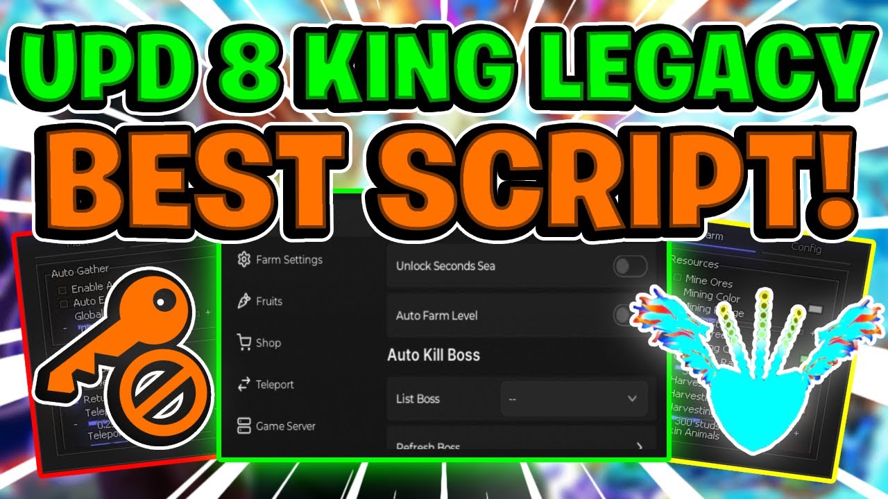 [UPDATE 8] King Legacy Script Gui / Hack (INSTANT KILL, AUTO DUNGEON, AUTOFARM, AND MORE) *NO ...